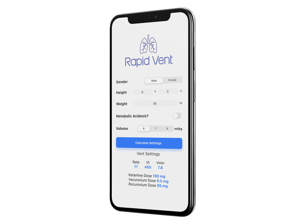 Best Tidal Volume Calculator for Ventilators - Rapid Vent